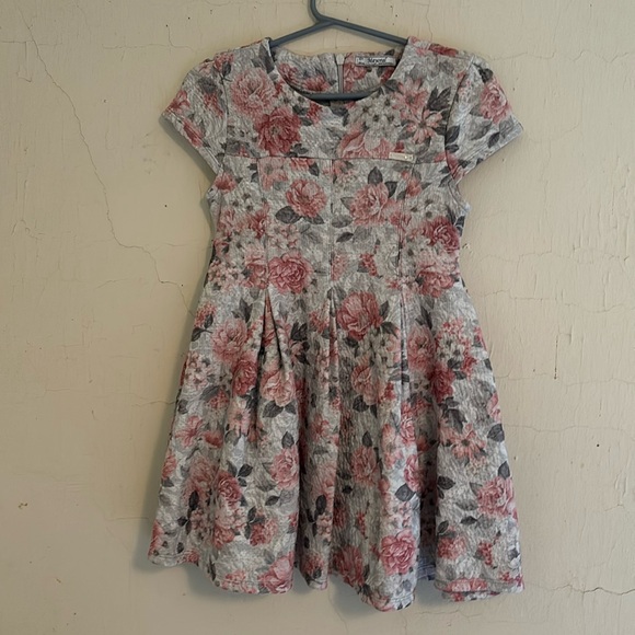 Mayoral | Dresses | Mayoral Childs Floral Dress Pink White Roses On ...